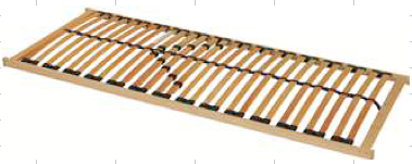 RAHMEN-LATTENROST mit flexiblen Latten aus Buchenschichtholz. | Jo-Ko Futon-Tatami-Shoji